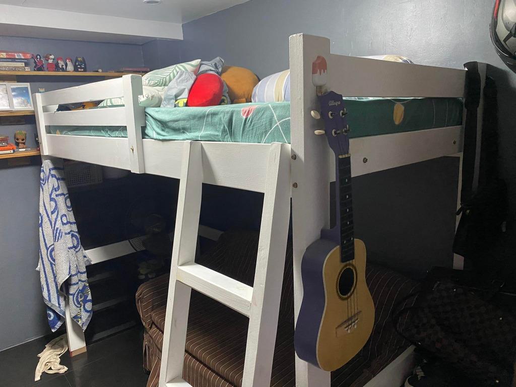 Basic Loft Bed, Furniture & Home Living, Furniture, Bed Frames ...