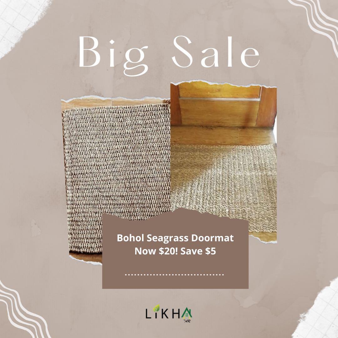 Bohol Seagrass Entrance Mat - Sale! Save $5, Furniture & Home Living ...
