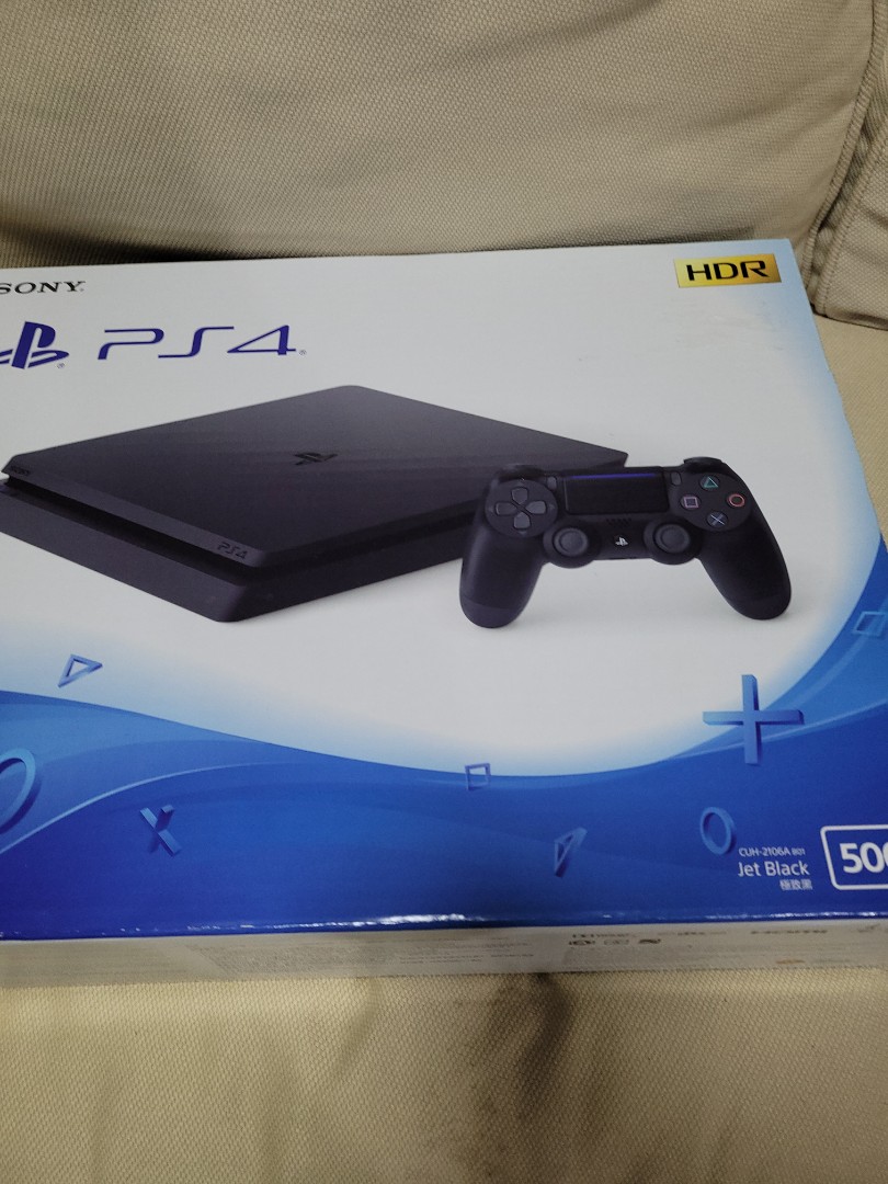Brand new PS4 Slim 500gb (Jett Black), Video Gaming, Video Game ...