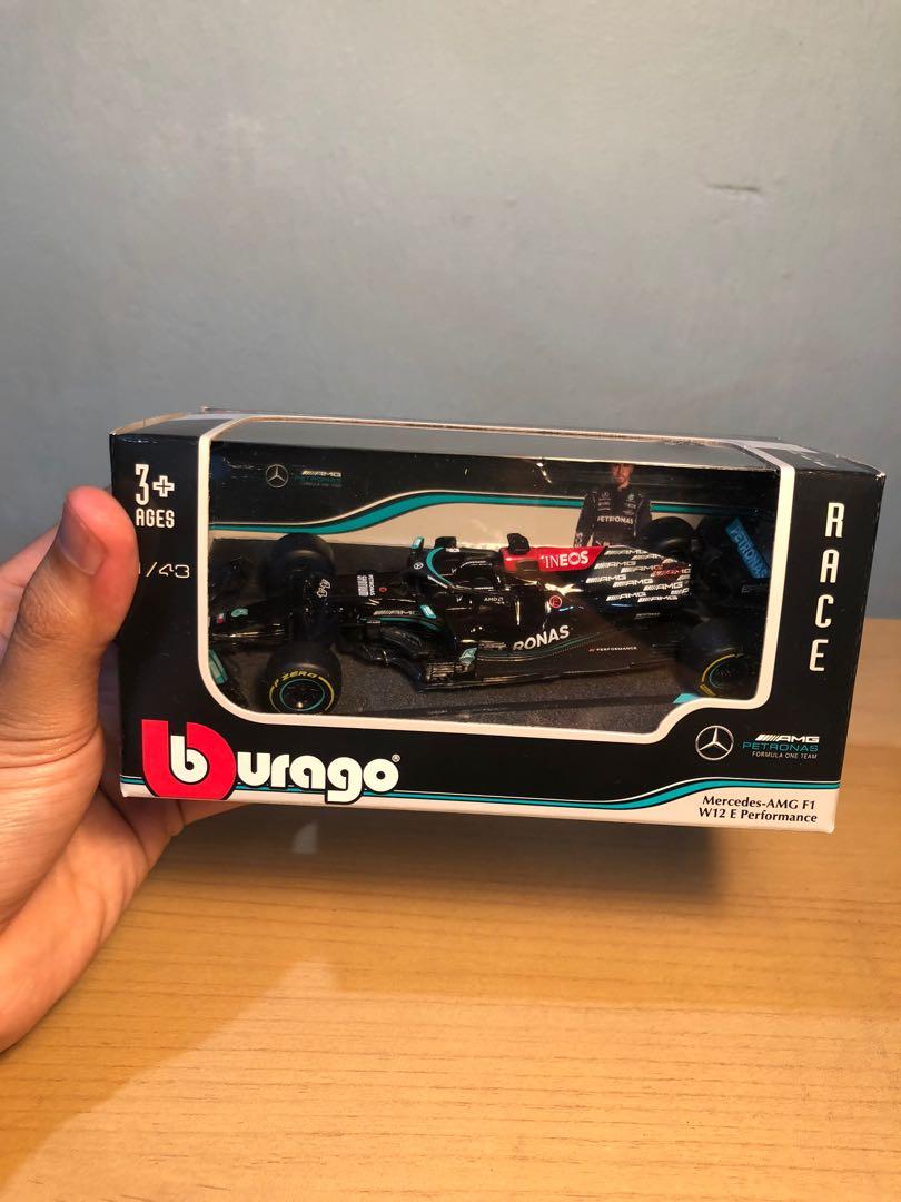 Burago Formula 1 Mercedes Petronas 2021 F1 W12 E Performance Hamilton ...