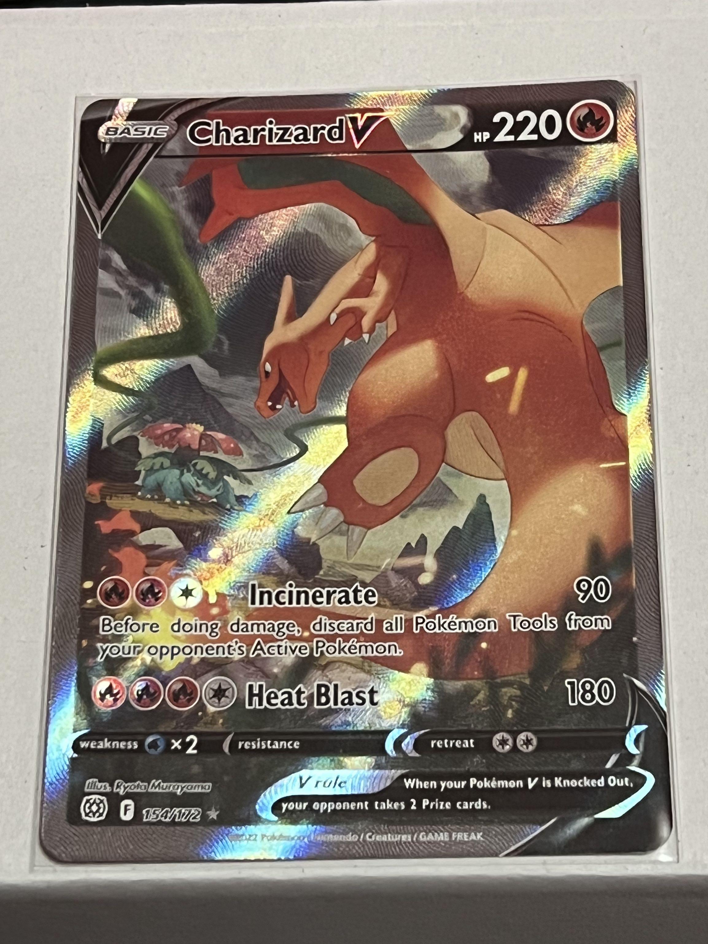 Charizard V Alternate Art - Brilliant Stars 154/172, Hobbies & Toys ...