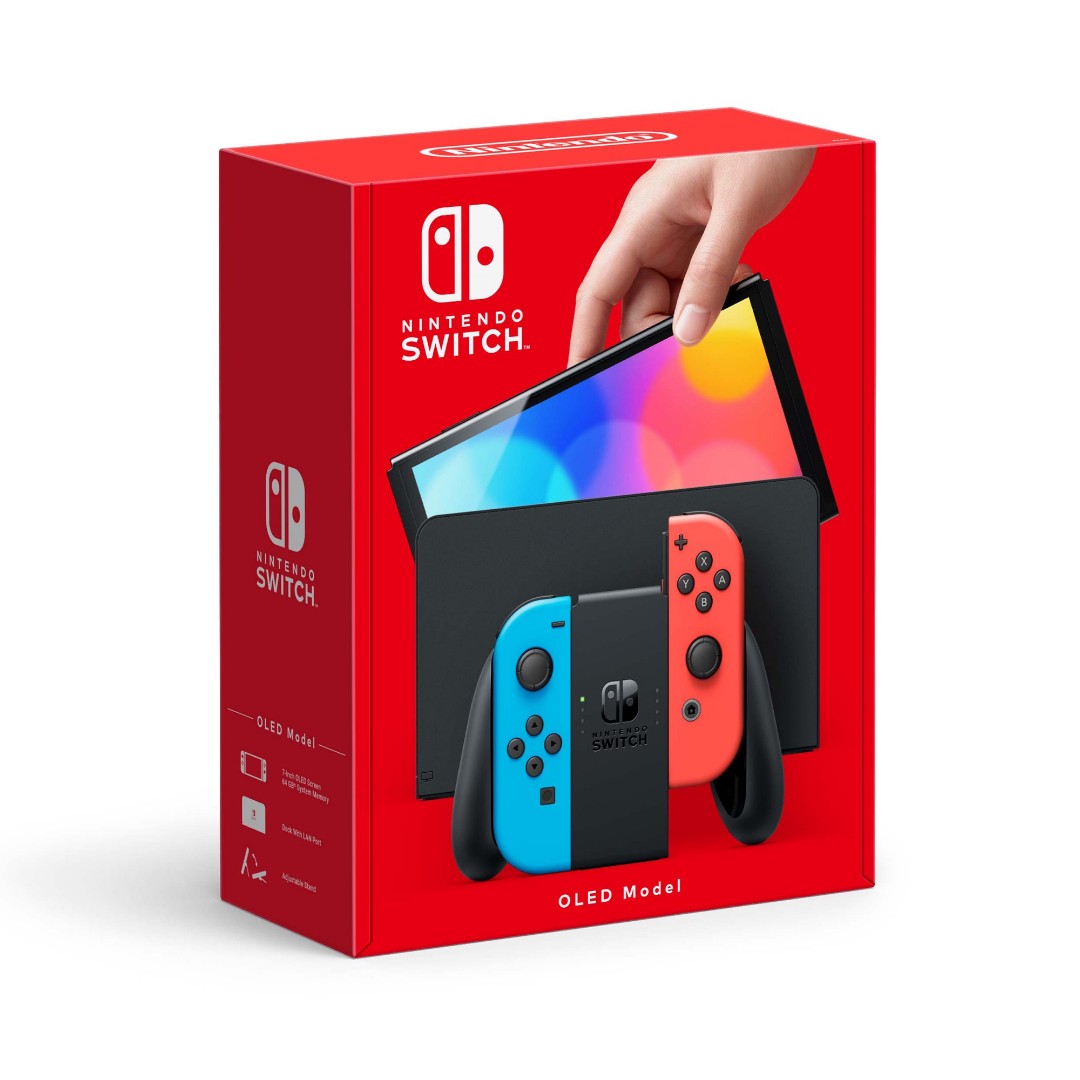 CHEAPEST Nintendo Switch Oled Neon, Video Gaming, Video Game Consoles ...