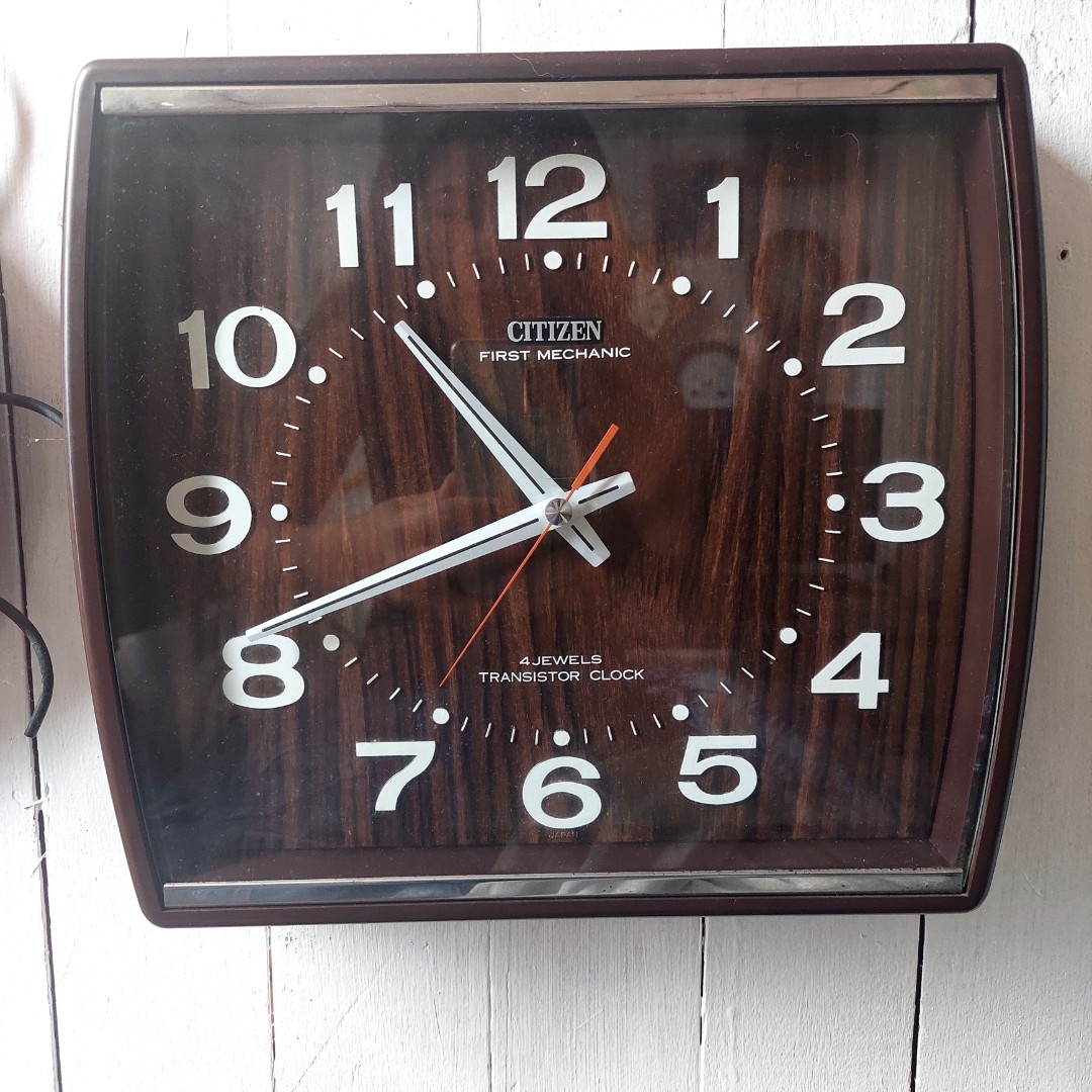 Citizen first mechanical wall clock, Furniture & Home Living, Home ...