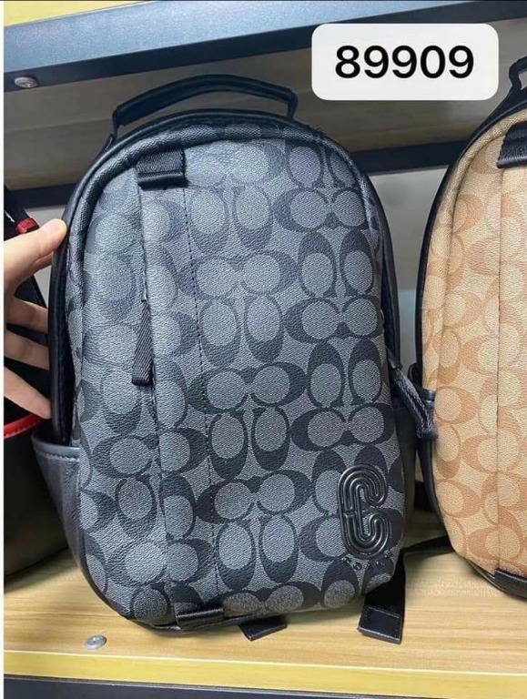 Coach Original 89909 Edge Pack In Signature Canvas Men's Leather ...