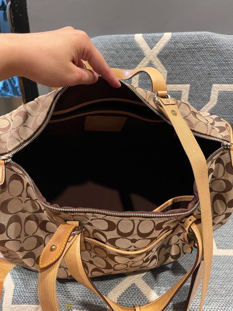 Coach travel bag 45cm, Luxury, Bags & Wallets on Carousell
