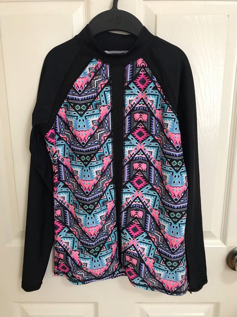 Coco cabana rash guard, Women's Fashion, Swimwear, Rash guard on Carousell