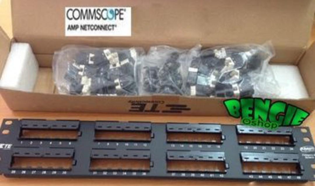 Commscope patch panel cat6 48-ports, Computers & Tech, Parts ...