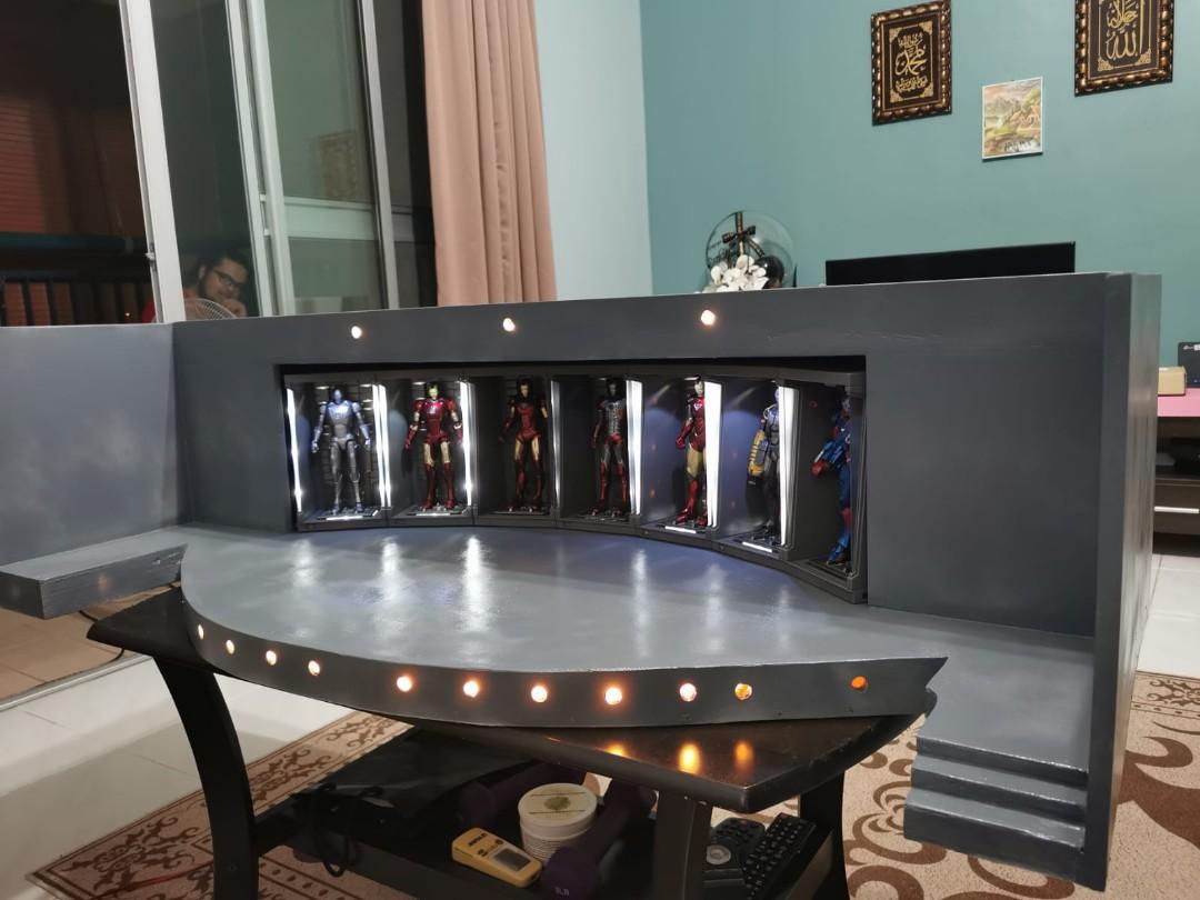 Custome Iron Man display, Hobbies & Toys, Toys & Games on Carousell