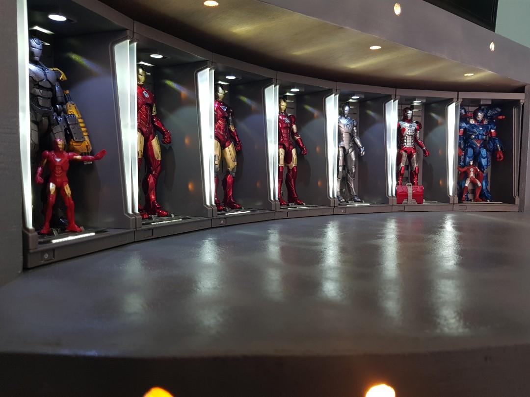 Custome Iron Man display, Hobbies & Toys, Toys & Games on Carousell