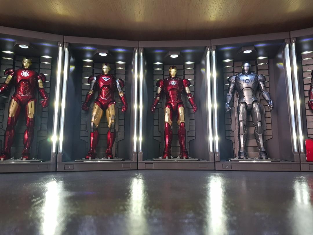 Custome Iron Man display, Hobbies & Toys, Toys & Games on Carousell
