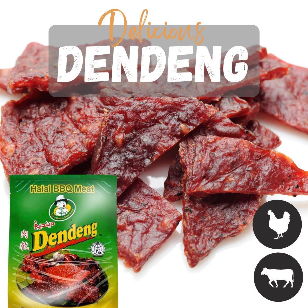 Frozen Dendeng Beef Chicken BBQ Meat 500g, Food & Drinks, Chilled ...