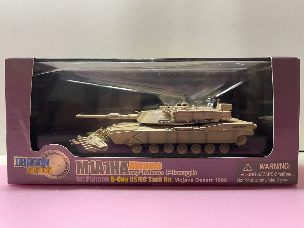 Dragon Armor 60018 M1A1HA Abrams w/Mine Plough, 1st Platoon, B-Coy ...