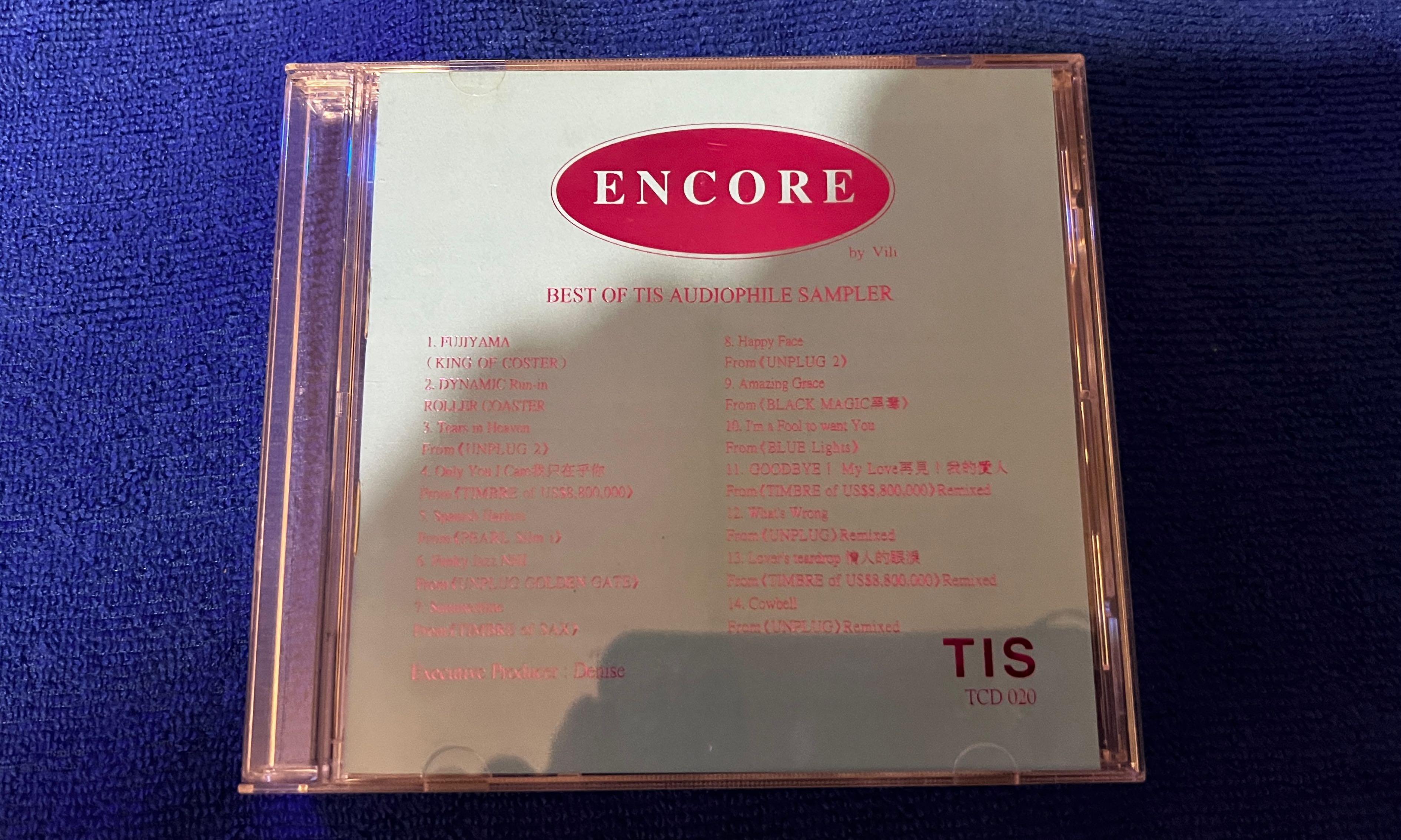 Encore - Best of TIS Audiophile Sampler, 興趣及遊戲, 音樂、樂器 & 配件, 音樂與媒體 - CD ...