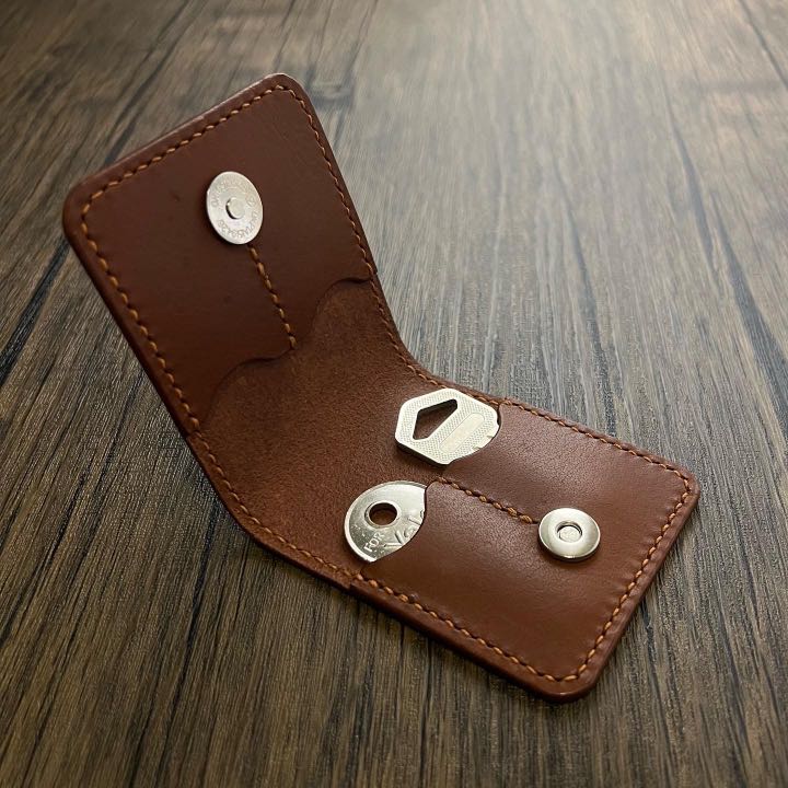 Full Grain Leather Key Wallet, Women's Fashion, Bags & Wallets, Wallets ...