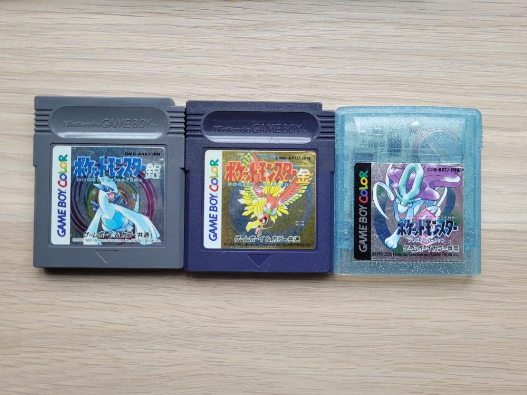 Gameboy Pokemon Game Boy Color Set of 3, Video Gaming, Video Games ...