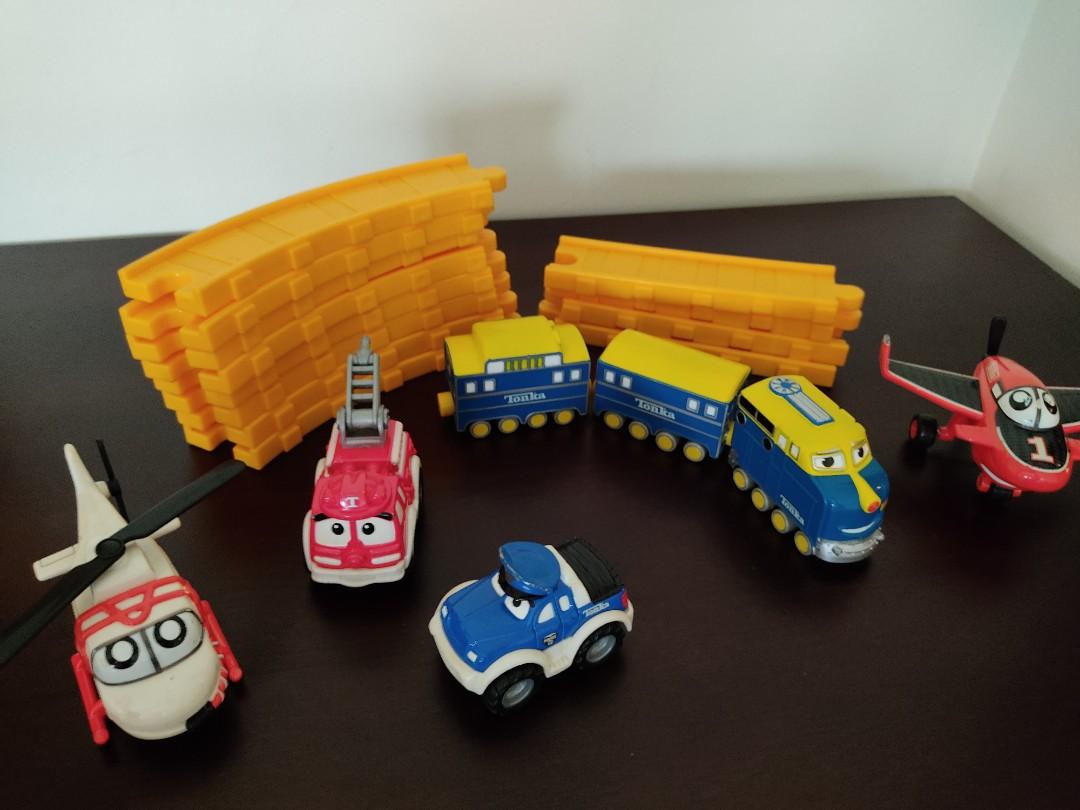 Hasbro Tonka train and track and vehicle set, Hobbies & Toys, Toys ...