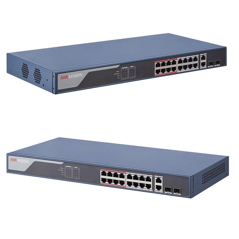 Hikvision 16 Port PoE Switch [DS-3E1318P-EI 16-ports Ethernet 100Mbps ...