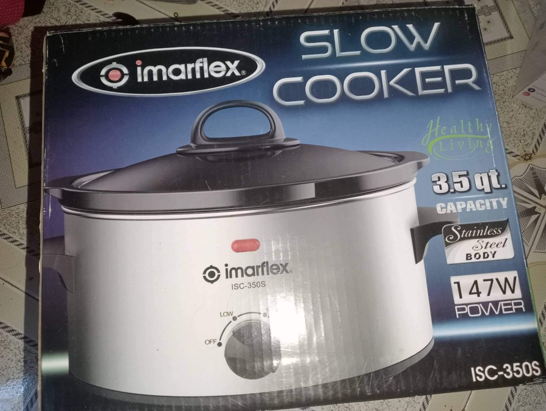 IMARFLEX SLOW COOKER, TV & Home Appliances, Kitchen Appliances, Cookers ...