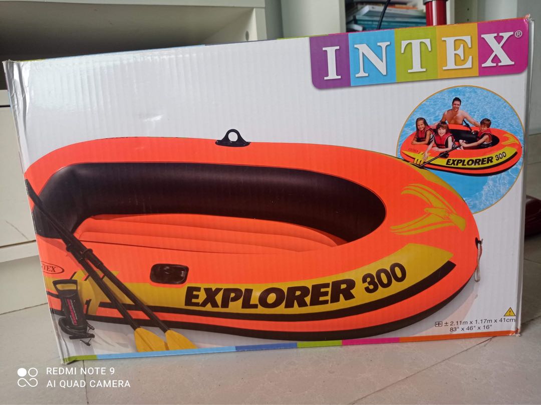 Intex Explorer Inflatable Boat Series, Sports Equipment, Sports & Games ...