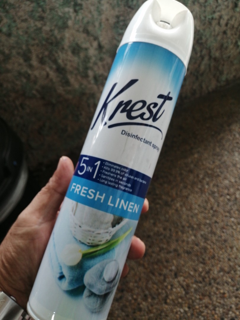 Krest disinfectant spray, Beauty & Personal Care, Sanitizers ...