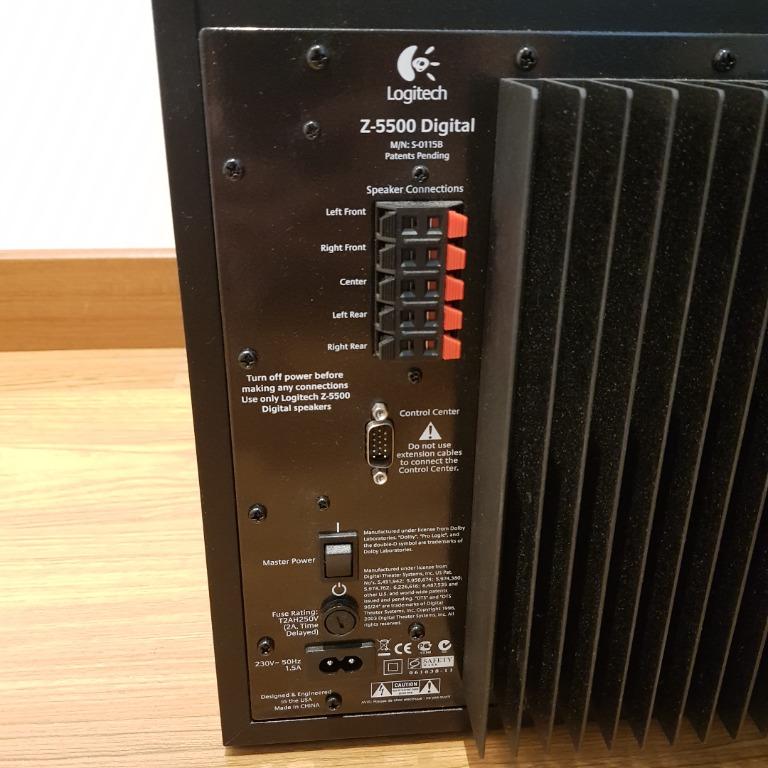 Logitech Z-5500 THX-Certified 5.1 Digital Surround Sound Speaker System ...