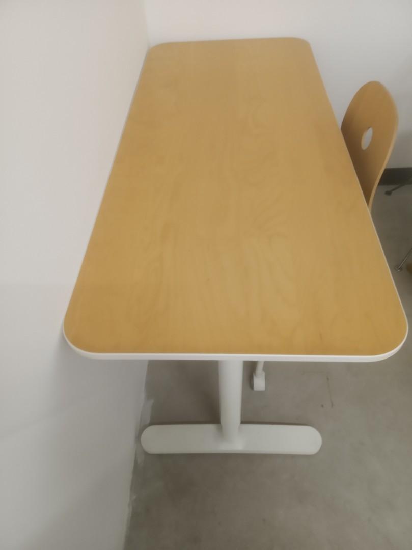 Long Stable Office Table, Furniture & Home Living, Furniture, Tables ...