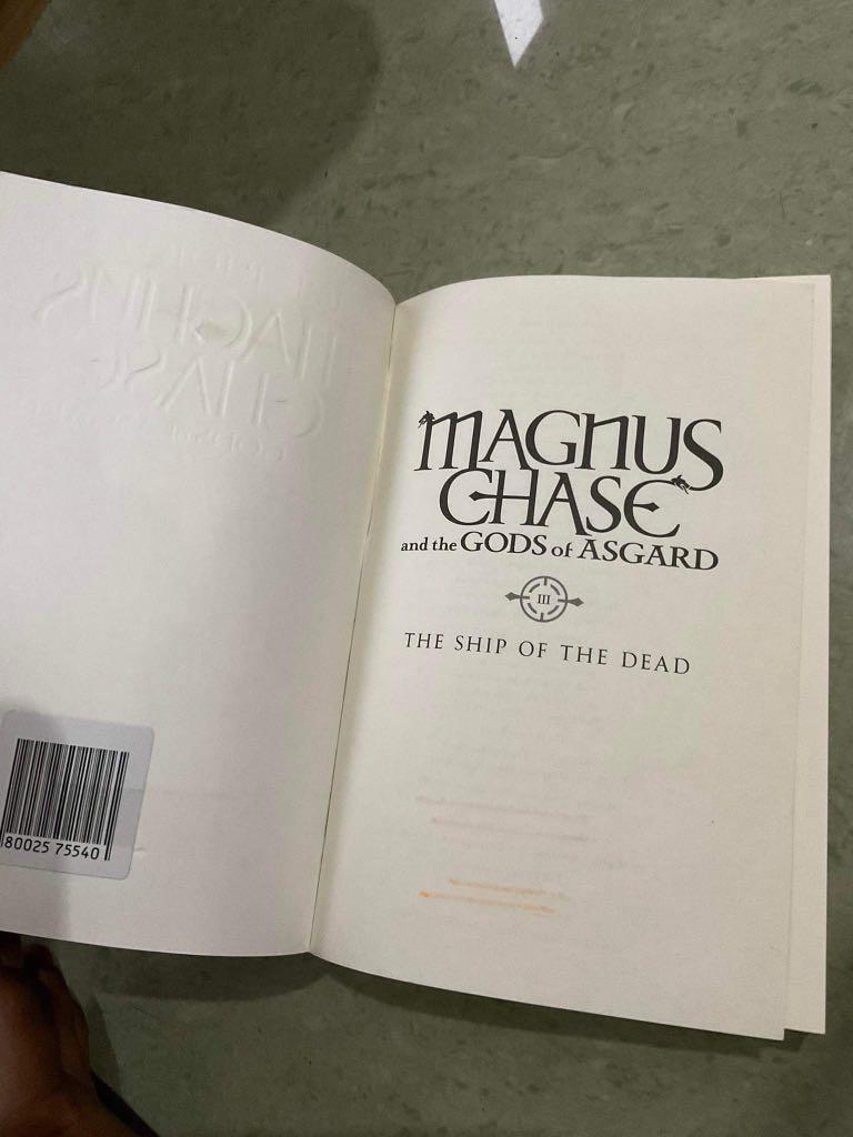 Magnus Chase (The Ship of the Dead), Hobbies & Toys, Books & Magazines ...