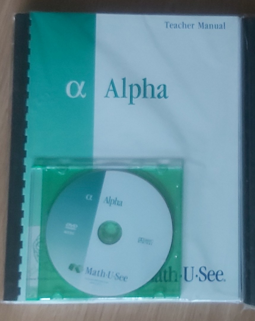 Math U See - Alpha Teacher Pack , Student text, Hobbies & Toys, Books ...