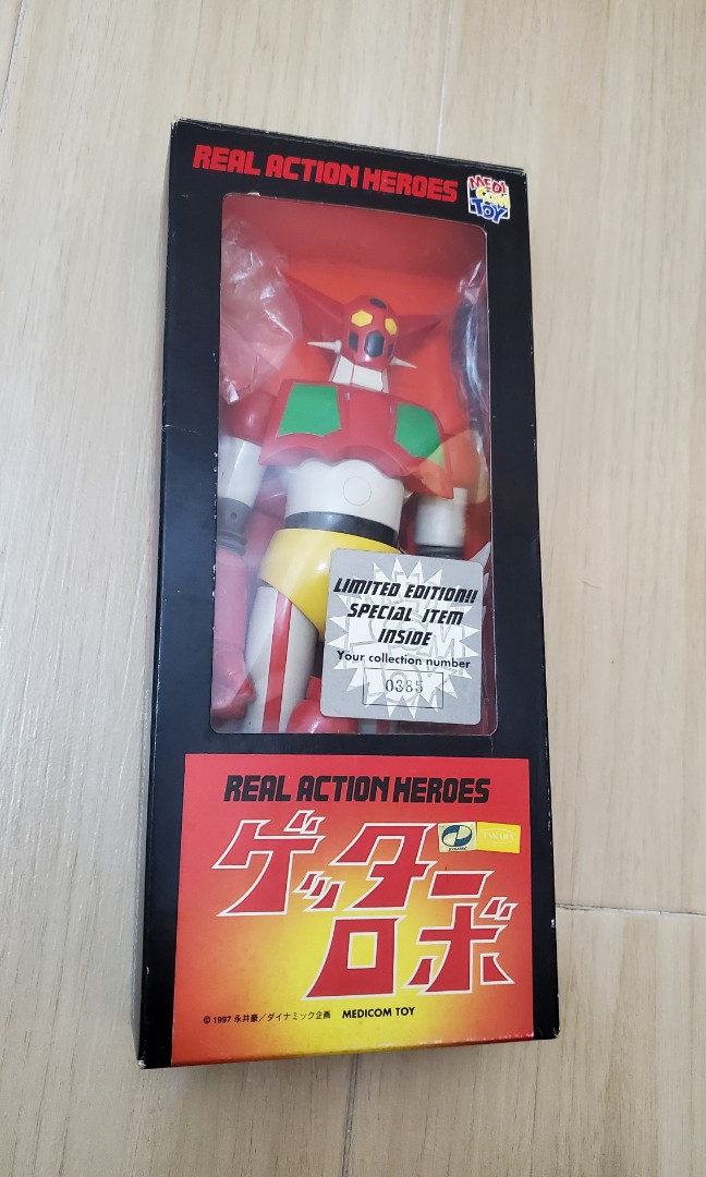 Medicom Toy Real Action Hero 三一萬能俠 Getta, 興趣及遊戲, 玩具 & 遊戲類 - Carousell