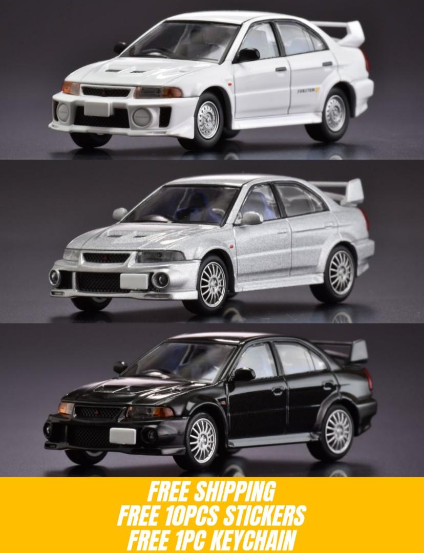 Mitsubishi Lancer Pizza Pie Evolution EVO 5 1998, EVO 6 1999 silver ...