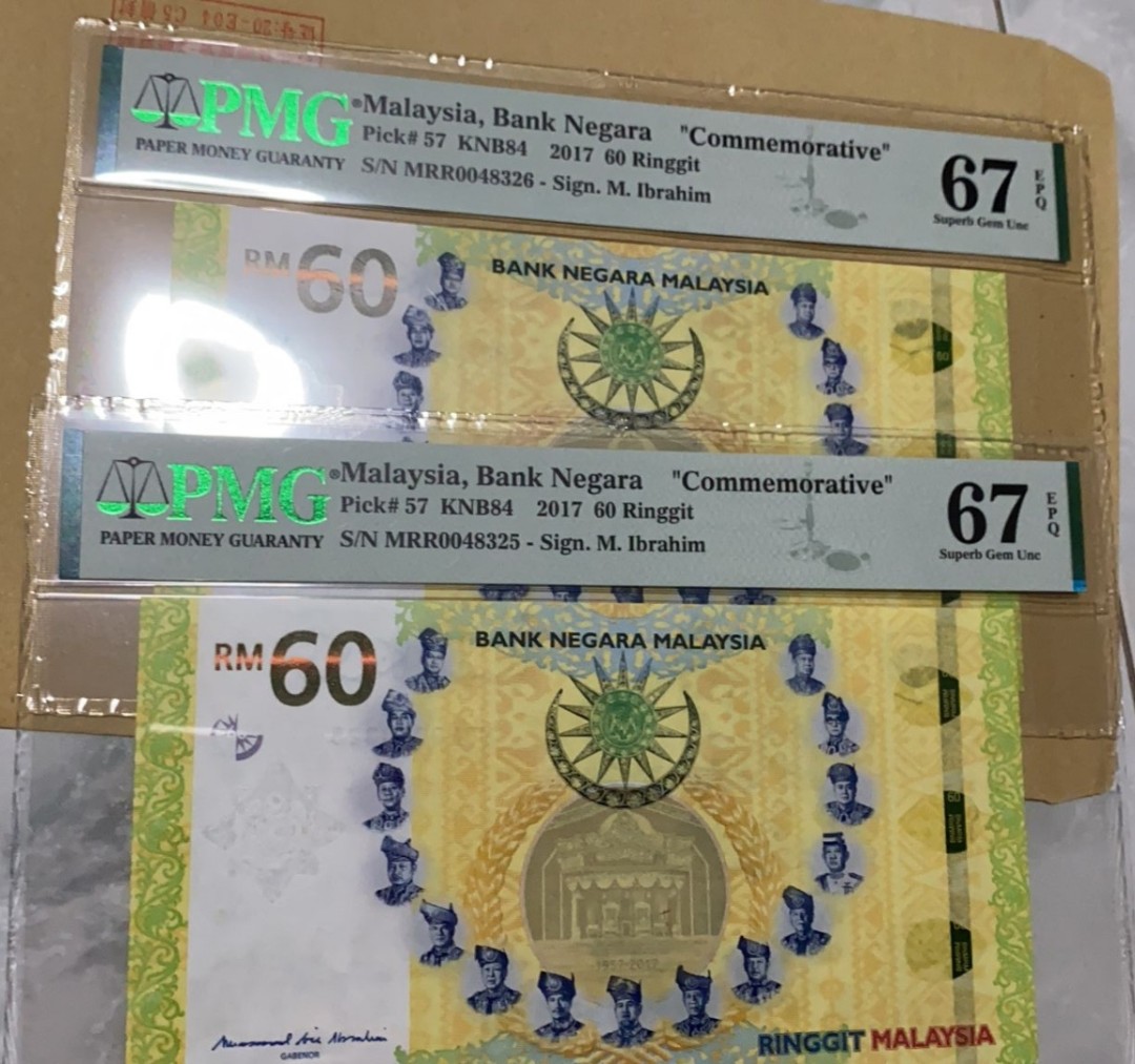 MRR60 RM60 Ringgit Limited RARE 67EPQ, Hobbies & Toys, Memorabilia ...