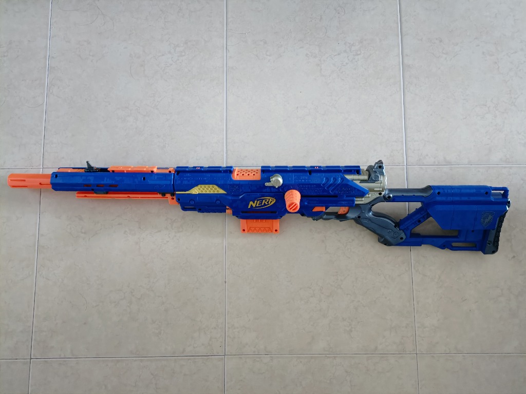 Nerf Longstrike / Long strike CS-6 blaster, Hobbies & Toys, Toys ...