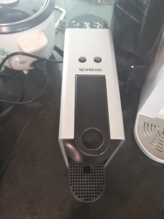 Nespresso Essenza Mini Coffee Machine silver, TV & Home Appliances ...