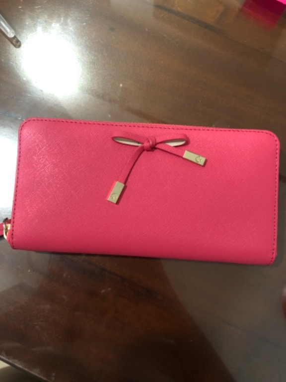 New Kate Spade wallet pink. Masih lengkap dengan tag, Fesyen Wanita ...