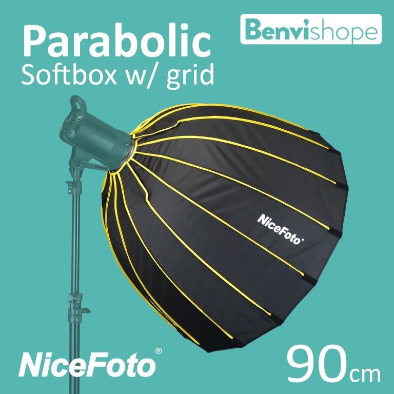 Nicefoto 90cm Parabolic Softbox, Photography, Photography Accessories ...