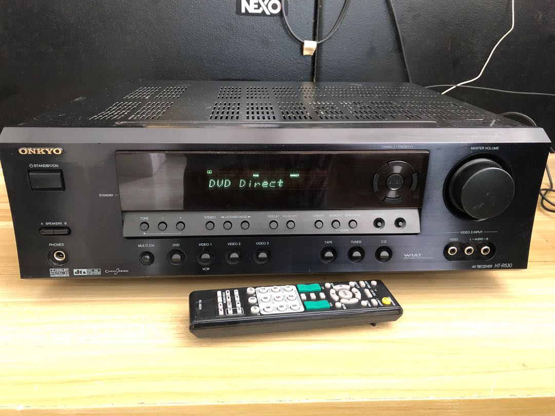 Onkyo HT-R530 7.1 Channel Surround Sound AM/FM AV Receiver 110W x 7 w ...