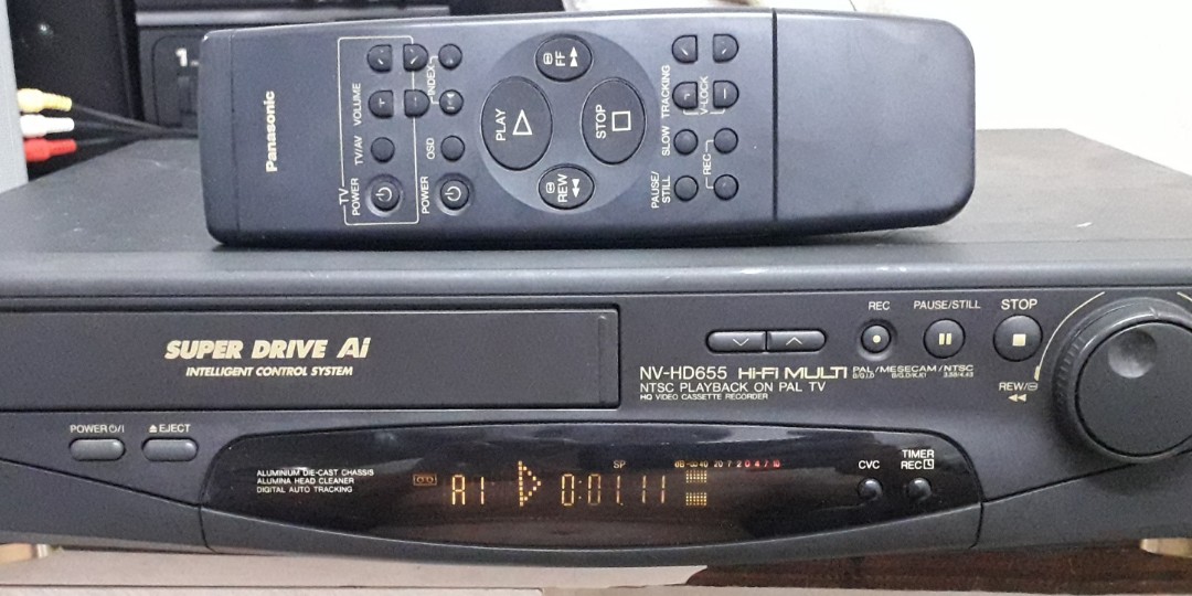 Panasonic 6 head stereo VCR/VHS/Video Cassette Player/Video Cassette ...