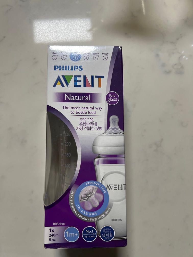 Philip avent glass 240ml, Babies & Kids, Nursing & Feeding ...