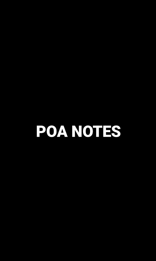 POA NOTES CONSOLIDATED, Hobbies & Toys, Books & Magazines, Assessment ...