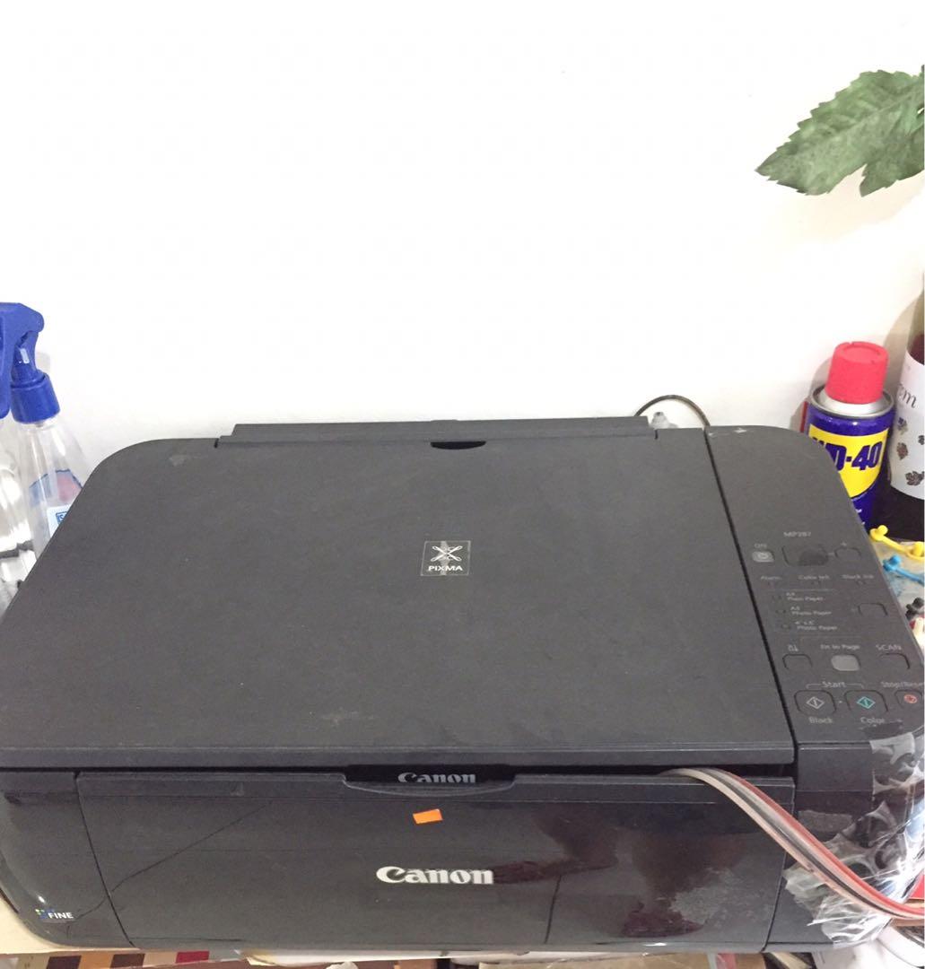 Printer Canon Pixma MP287, Computers & Tech, Printers, Scanners ...