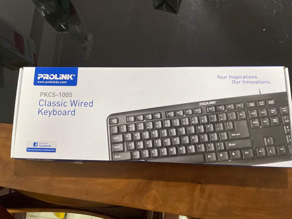 Prolink keyboard (Wired), Computers & Tech, Parts & Accessories ...