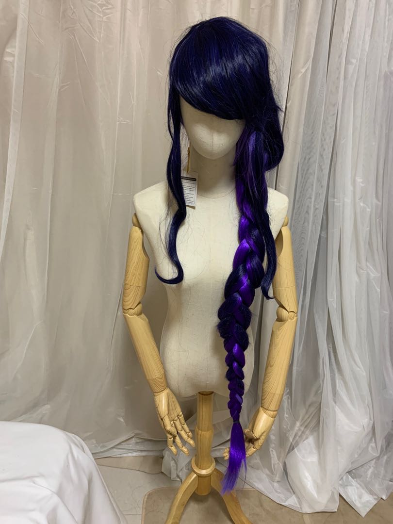 Raiden Shogun Baal Genshin Impact Cosplay Wig, Hobbies & Toys ...
