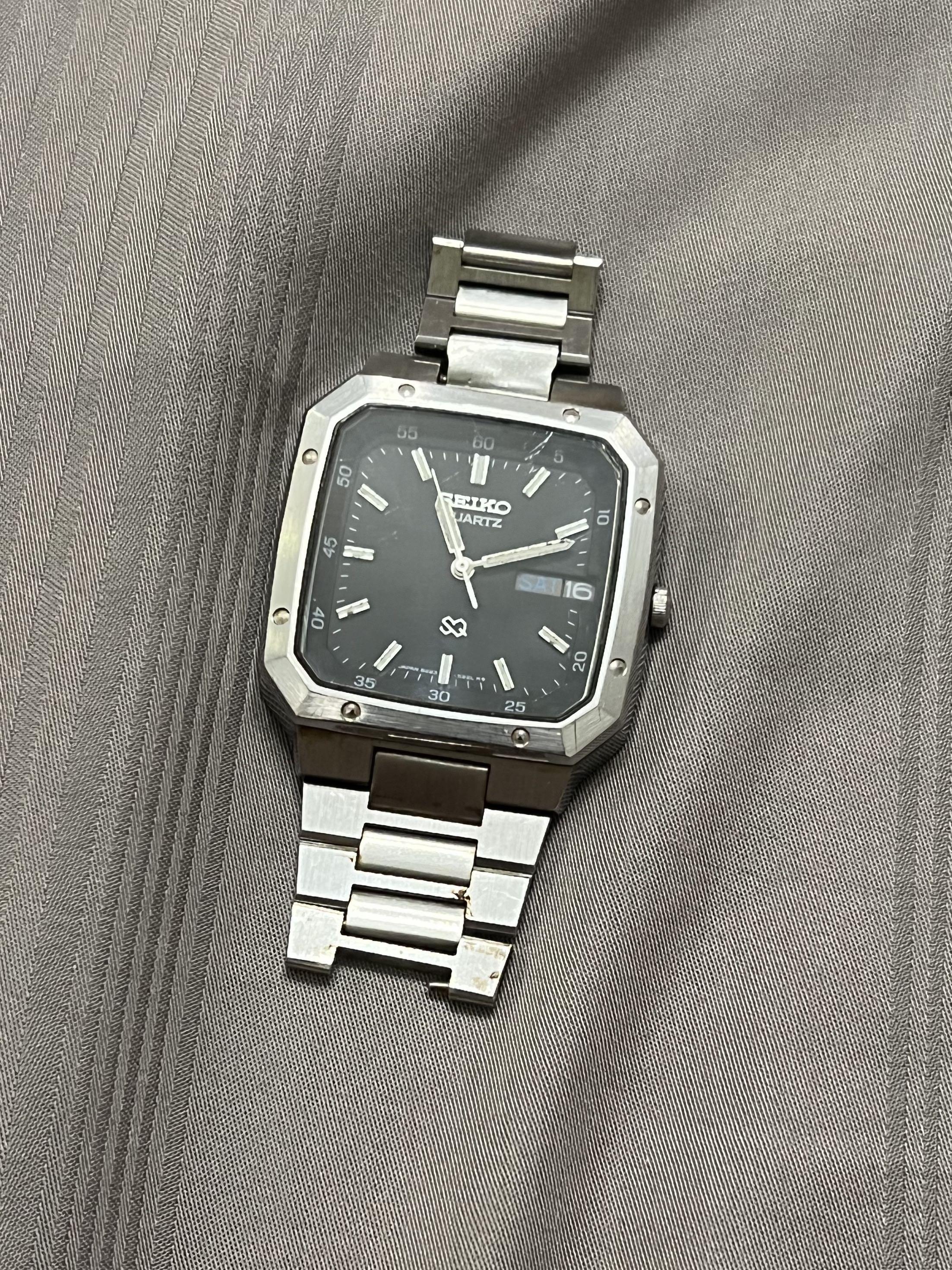 Rare Vintage Seiko Quartz SQ TV Screen Watch, Men's Fashion, Watches ...