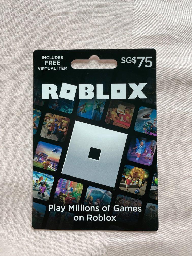Roblox Robux ($75 value), Video Gaming, Gaming Accessories, Game Gift ...