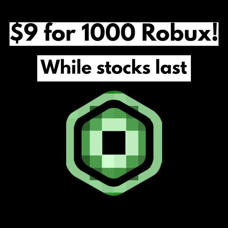 Robux (Roblox), Video Gaming, Gaming Accessories, In-Game Products on ...