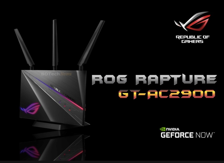 ROG Rapture GT-AC2900 WiFi Gaming Router, certified by NVIDIA for the ...
