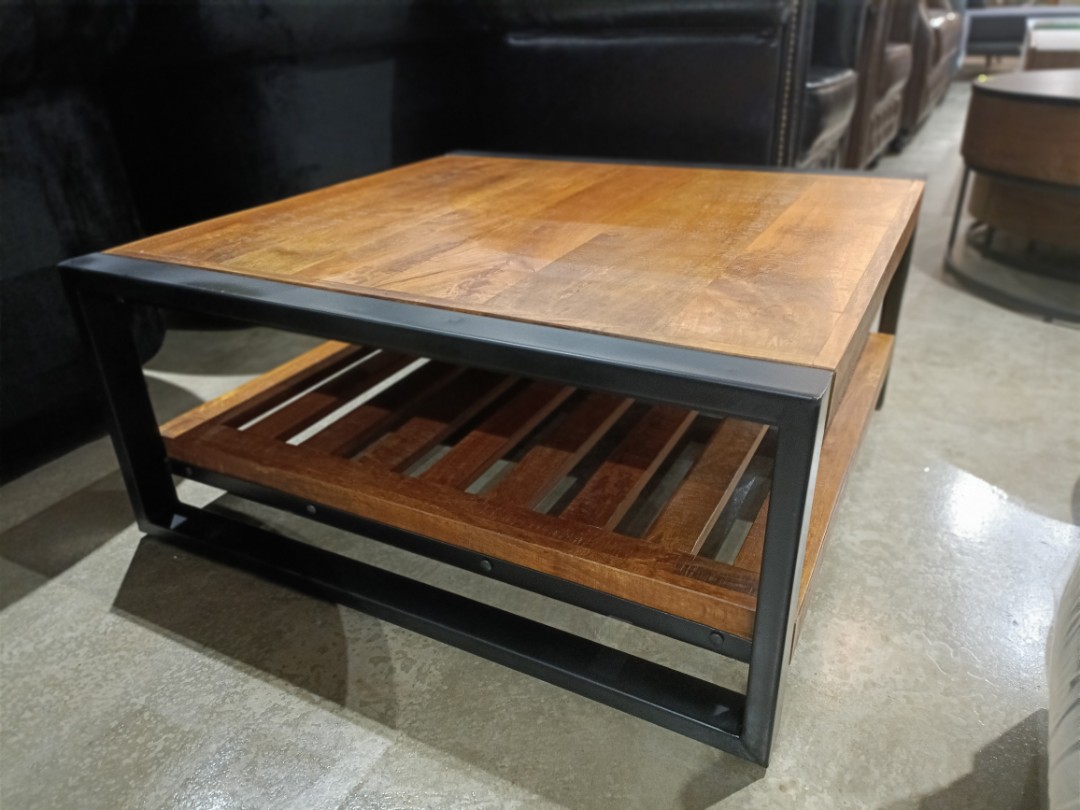 ROKU INDUSTRI Series Solid Wood Coffee Table, Furniture & Home Living ...