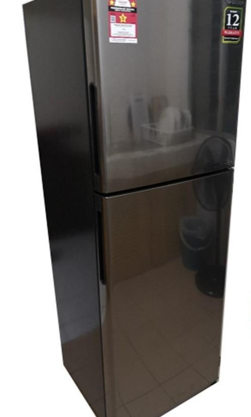 Sharp SJ286MSS 280L J-Tech Inverter 2-Door Fridge Refrigerator Peti ...