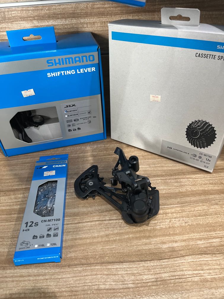 Shimano SLX 12 speed upgrade set group set, Sports Equipment, Bicycles ...