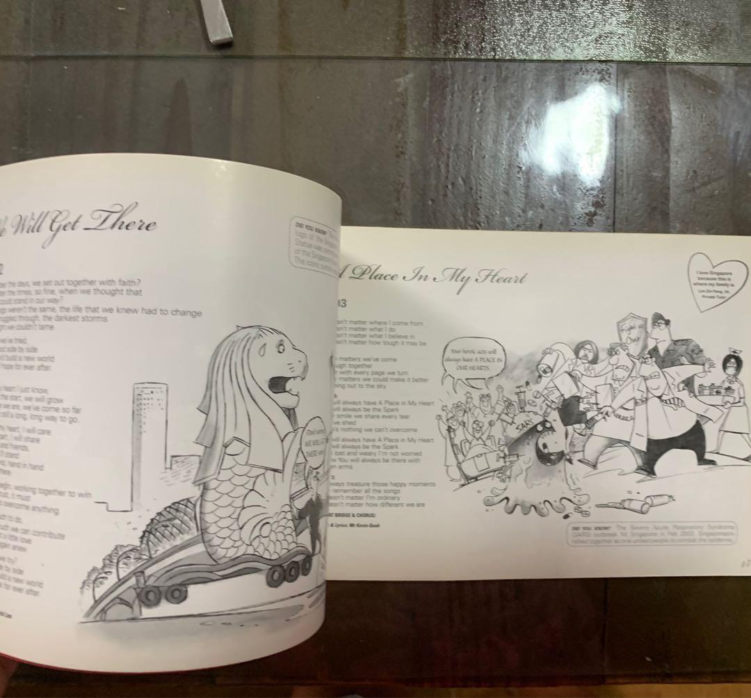 Singapore 2012 NDP book with all National Day songs since independence ...